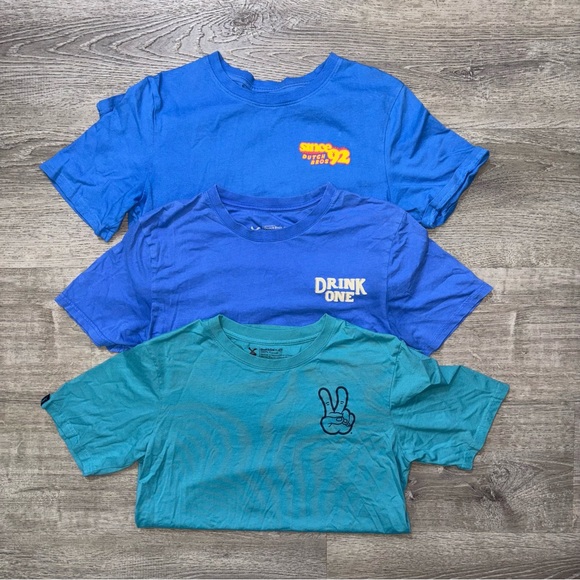 Dutch Bros | Shirts | Dutch Bros T Shirts Blue Shirt Sleeve Set Medium ...